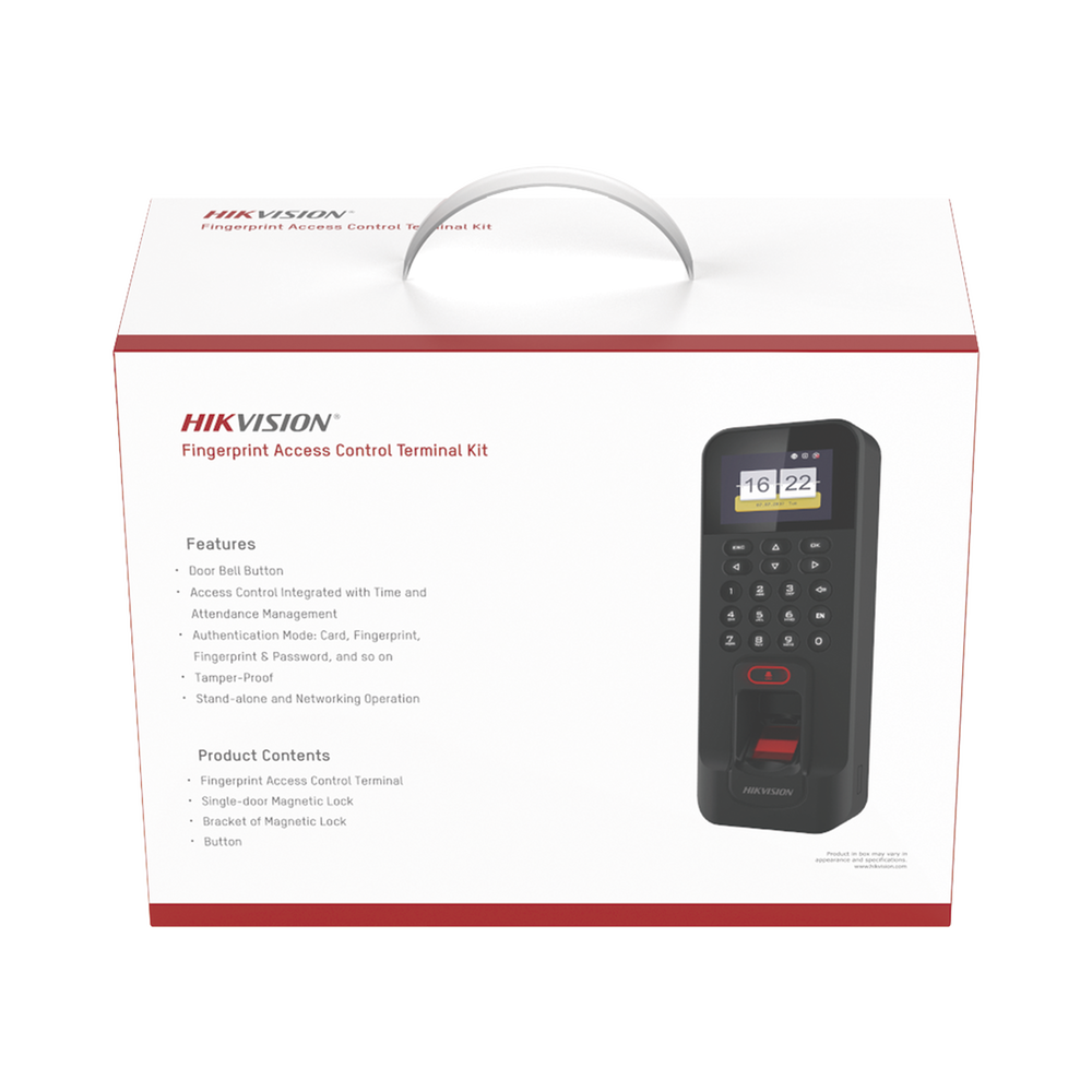 Kit terminal Control de Acceso DS-KAS-261 ( DS-K1T804AMF + DS-K4H258S ...